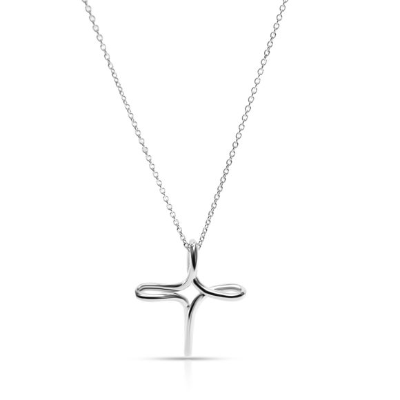 Tiffany & Co. | Bags | Tiffany Co Elsa Peretti Infinity Cross Pendant ...